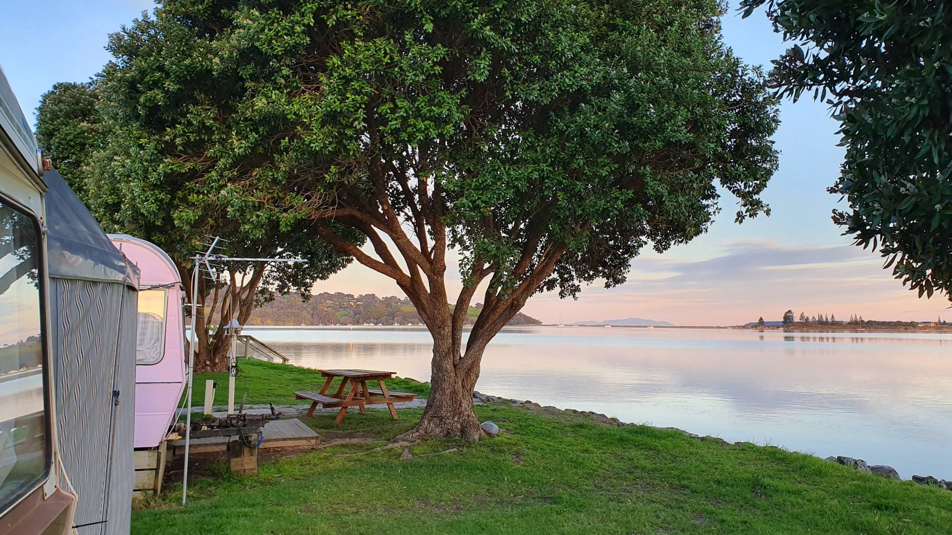 Escape to Leigh NZ | Whangateau Holiday Park | Tranquil, water's edge